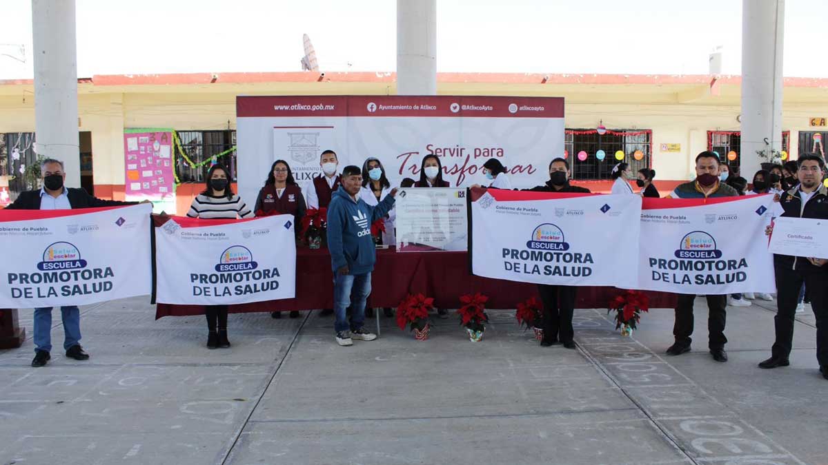Certifican a Yancuitlalpan y escuelas de Atlixco como Promotoras de ...